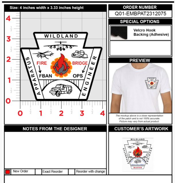 Wildland Apparatus Engineers Patches – Wildland Apparatus Engineer, SP.